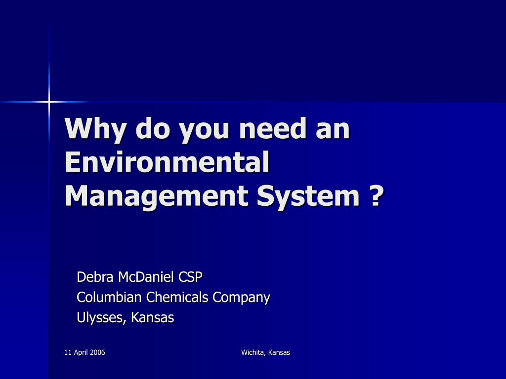 PPT - The Importance of an Environmental Management System: A Guide for ...