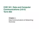 PPT - Chapter 1 Data Communications and Networks - Overview PowerPoint ...
