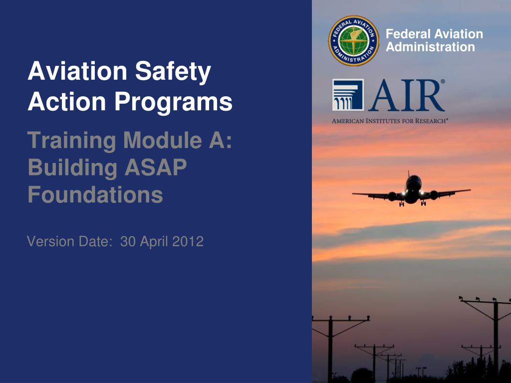 PPT - Aviation Safety Action Programs PowerPoint Presentation, free ...