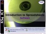 PPT - An Introduction to Spreadsheets PowerPoint Presentation, free download - ID:1926514