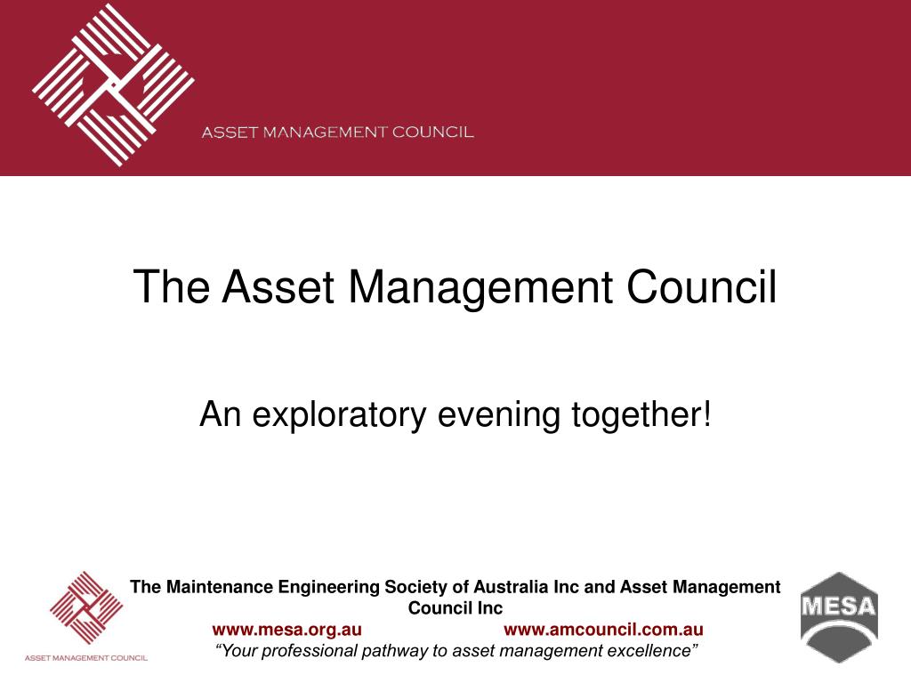 PPT - The Asset Management Council PowerPoint Presentation, free ...