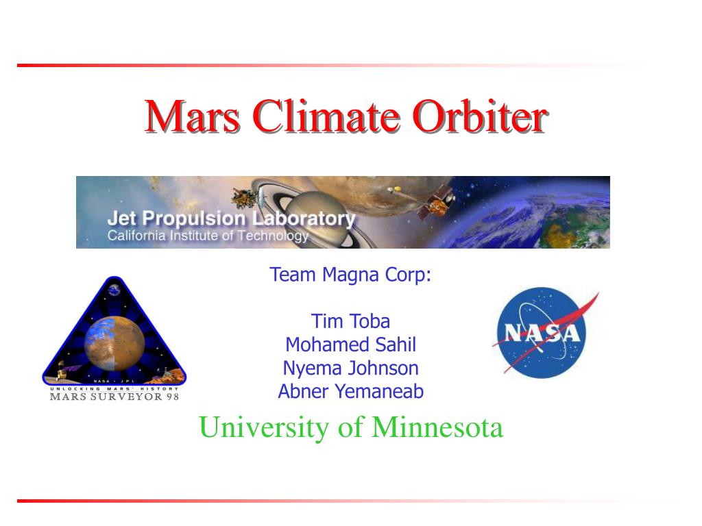 PPT - Mars Climate Orbiter PowerPoint Presentation, free download - ID ...