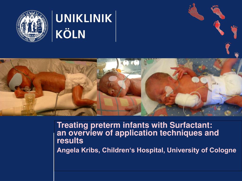 PPT - Treating preterm infants with Surfactant: an overview of ...