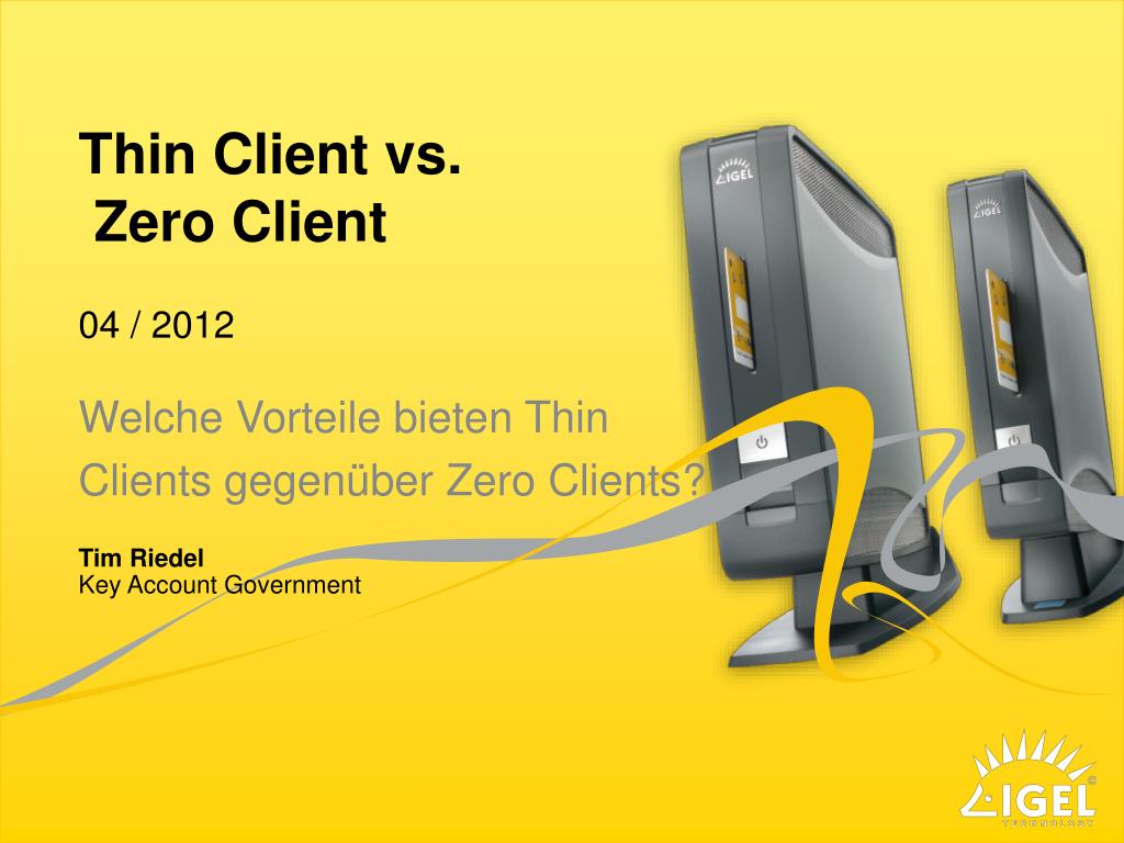 PPT - Thin Client vs. Zero Client PowerPoint Presentation, free ...