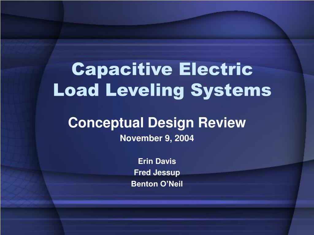 PPT - Capacitive Load Leveling System Design for Vehicle Efficiency ...