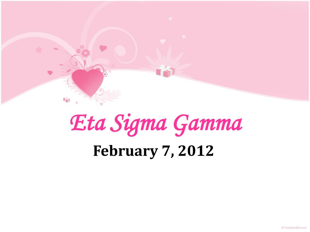 PPT - Eta Sigma Gamma PowerPoint Presentation, free download - ID:1064408