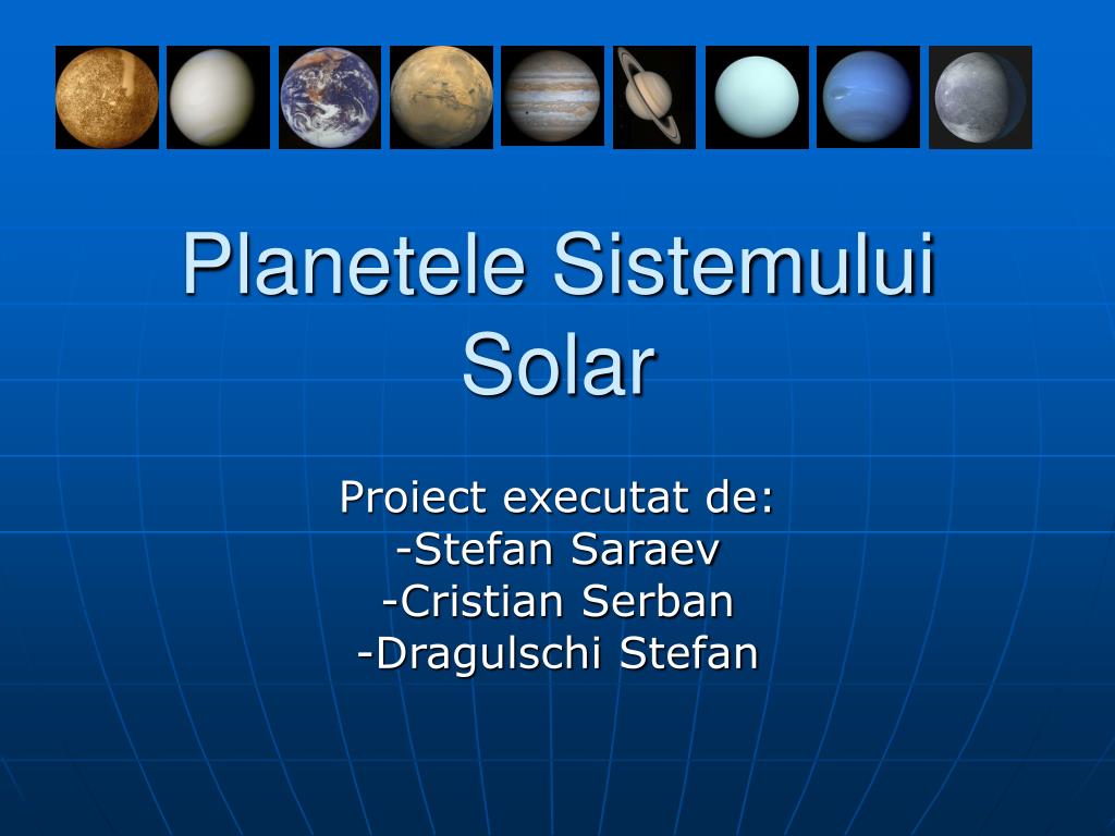 PPT - Planetele Sistemului Solar PowerPoint Presentation, free download ...