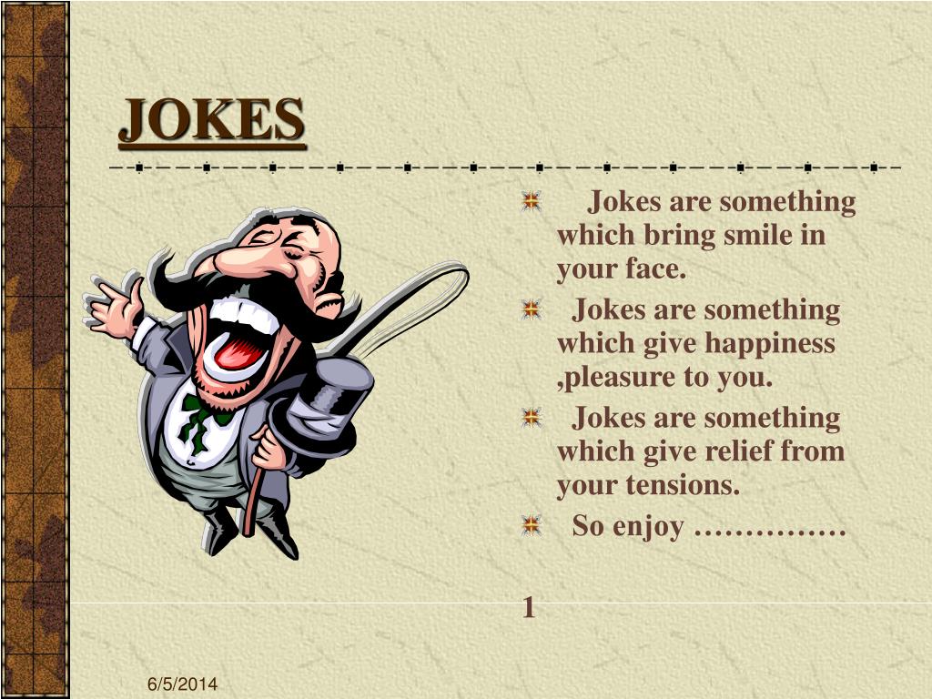PPT - JOKES PowerPoint Presentation, free download - ID:1065985