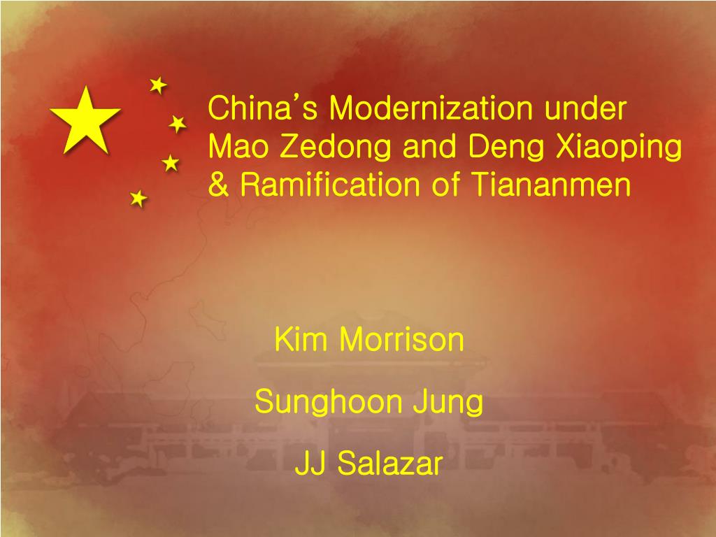 PPT - China’s Modernization under Mao Zedong and Deng Xiaoping ...