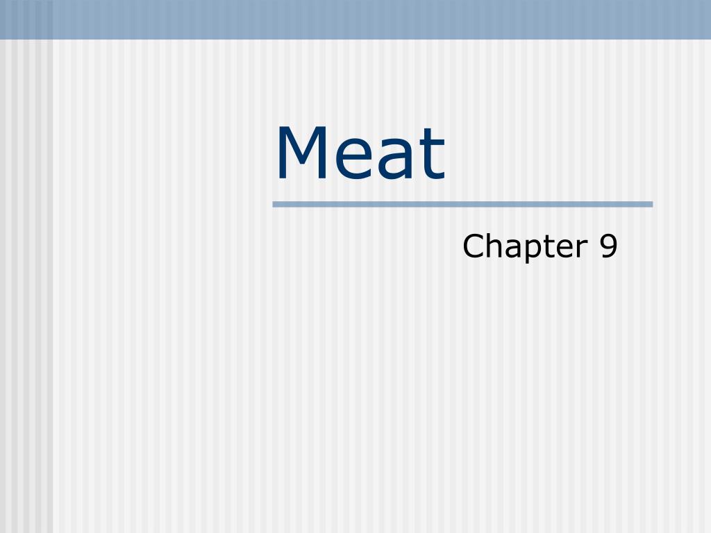 PPT - Meat PowerPoint Presentation, free download - ID:1067243