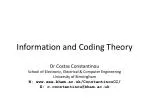PPT - Introduction to Coding Theory PowerPoint Presentation, free ...