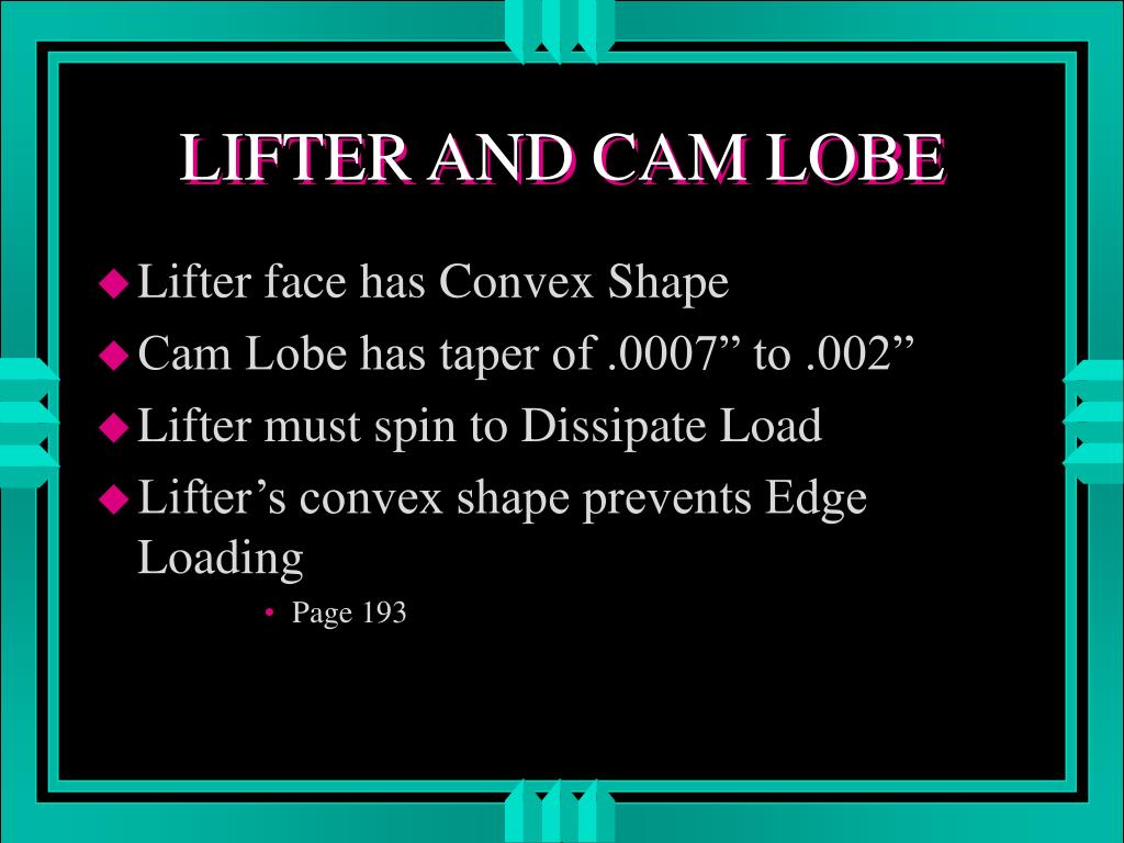 PPT - LIFTER AND CAM LOBE PowerPoint Presentation, free download - ID ...