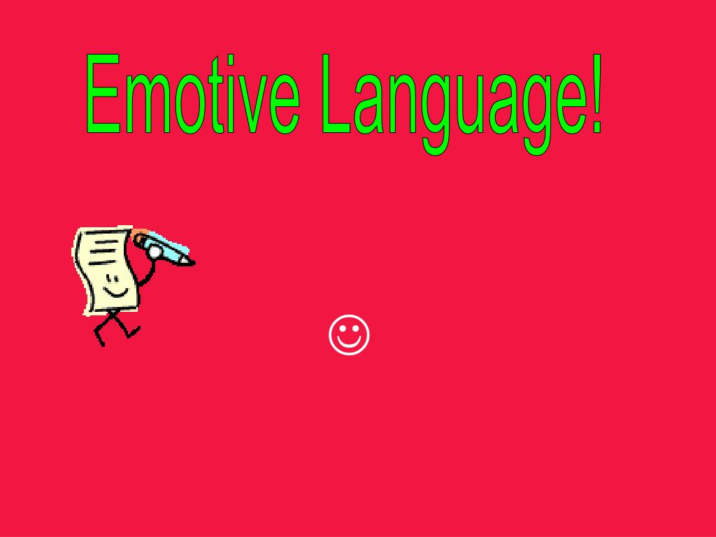 PPT - Emotive Language! PowerPoint Presentation, free download - ID:1068360