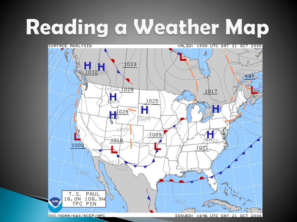 PPT - Weather Maps: Learn About Air Masses, Fronts & Current Conditions ...