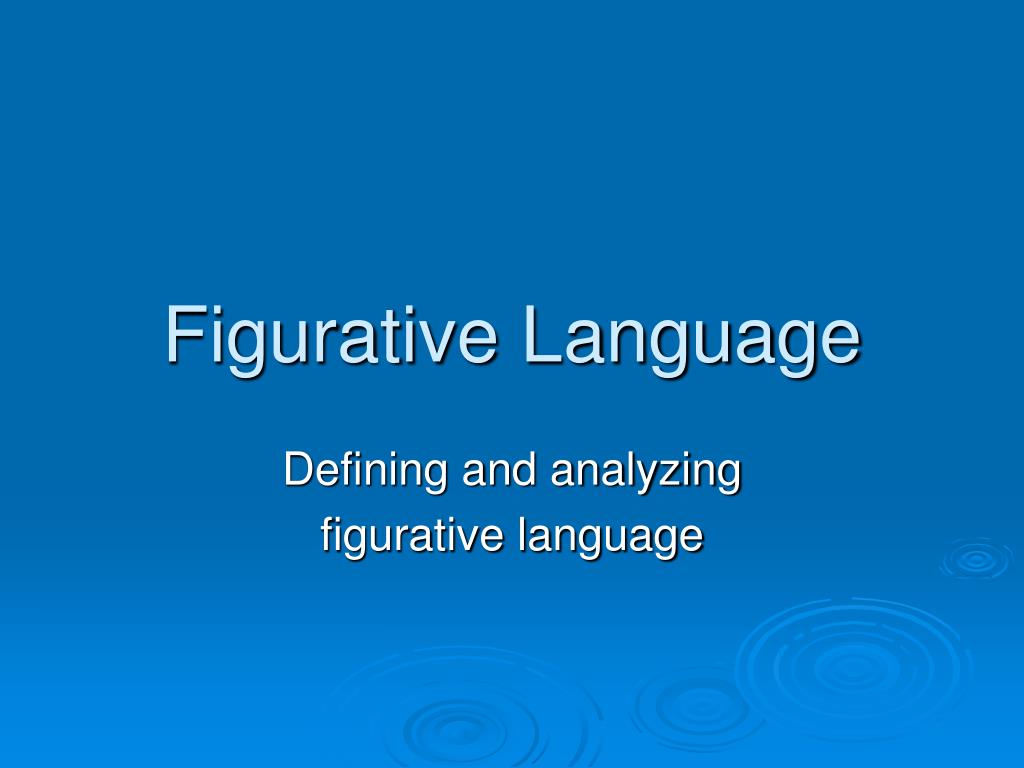 PPT - Figurative Language PowerPoint Presentation, free download - ID:1069818
