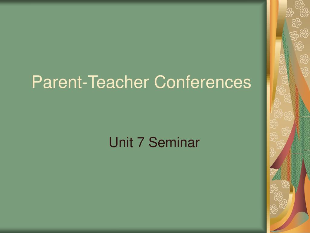 PPT - Parent-Teacher Conferences PowerPoint Presentation, free download ...