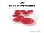 PPT - MULTI-CHANNEL BLOOD CHEMISTRY, THYROID INTERPRETATION and CBC ...