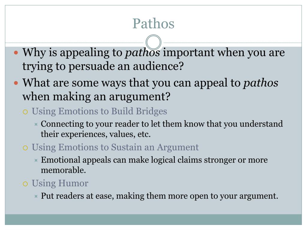 PPT - Pathos PowerPoint Presentation, free download - ID:1071565