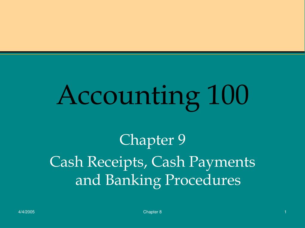 PPT - Accounting 100 PowerPoint Presentation, free download - ID:1071736