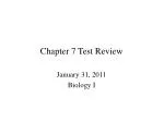 PPT - Chapter 7 Test Review PowerPoint Presentation, free download - ID ...
