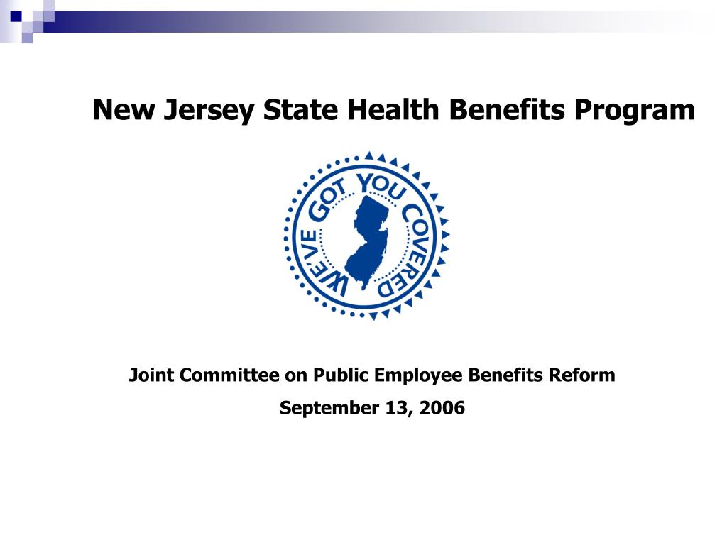 PPT - New Jersey State Health Benefits Program PowerPoint Presentation ...