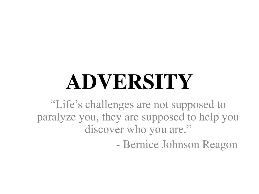 PPT - ADVERSITY PowerPoint Presentation, free download - ID:1072813