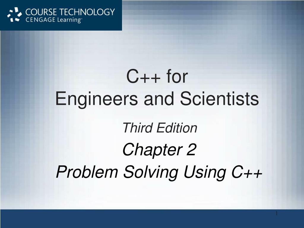PPT - Chapter 2 Problem Solving Using C++ PowerPoint Presentation, free ...