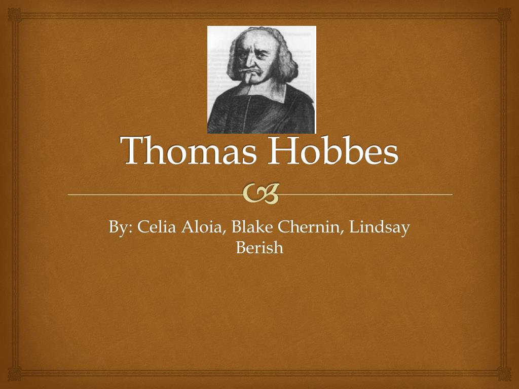 PPT - Thomas Hobbes PowerPoint Presentation, free download - ID:1074970