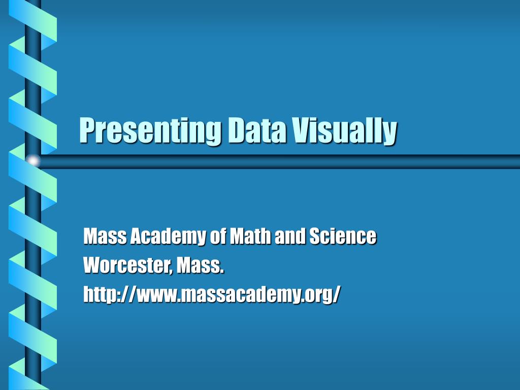 PPT - Presenting Data Visually PowerPoint Presentation, free download ...