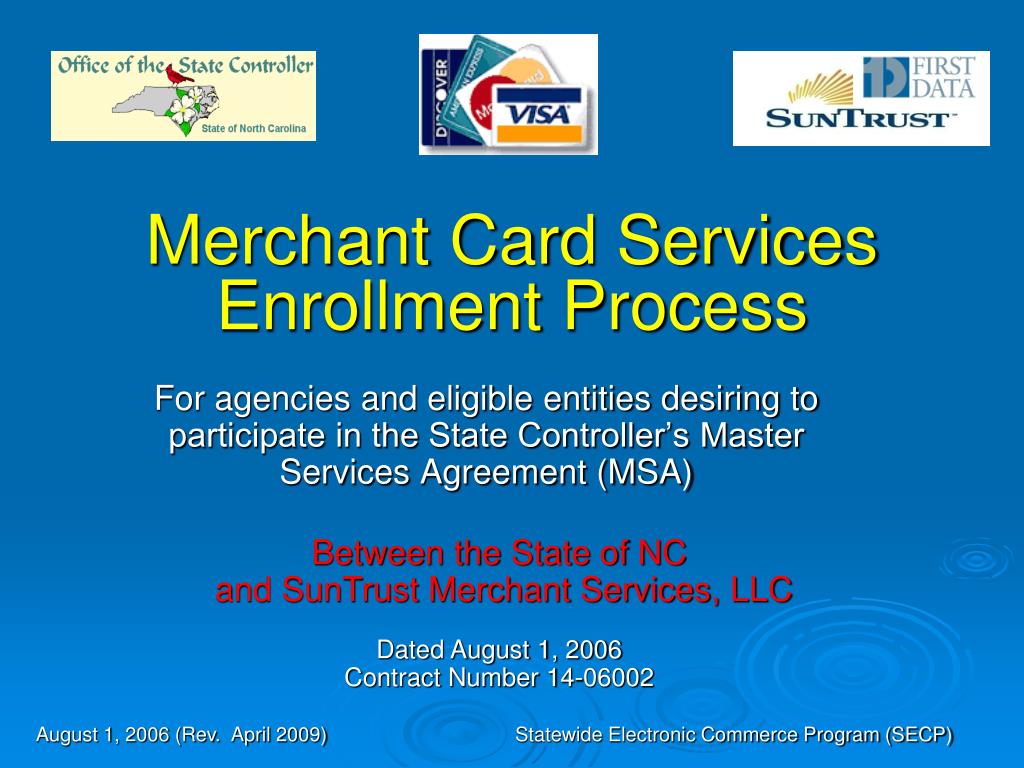 PPT - Merchant Card Services Enrollment Process PowerPoint Presentation ...