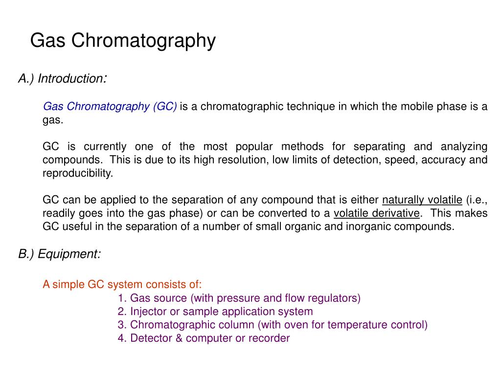 PPT - Gas Chromatography PowerPoint Presentation, free download - ID ...