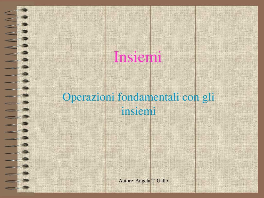 PPT - Insiemi PowerPoint Presentation, free download - ID:1077487