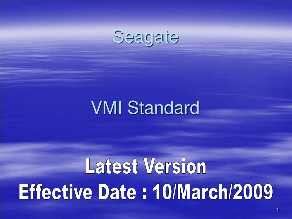 PPT - Seagate PowerPoint Presentation, free download - ID:1078821