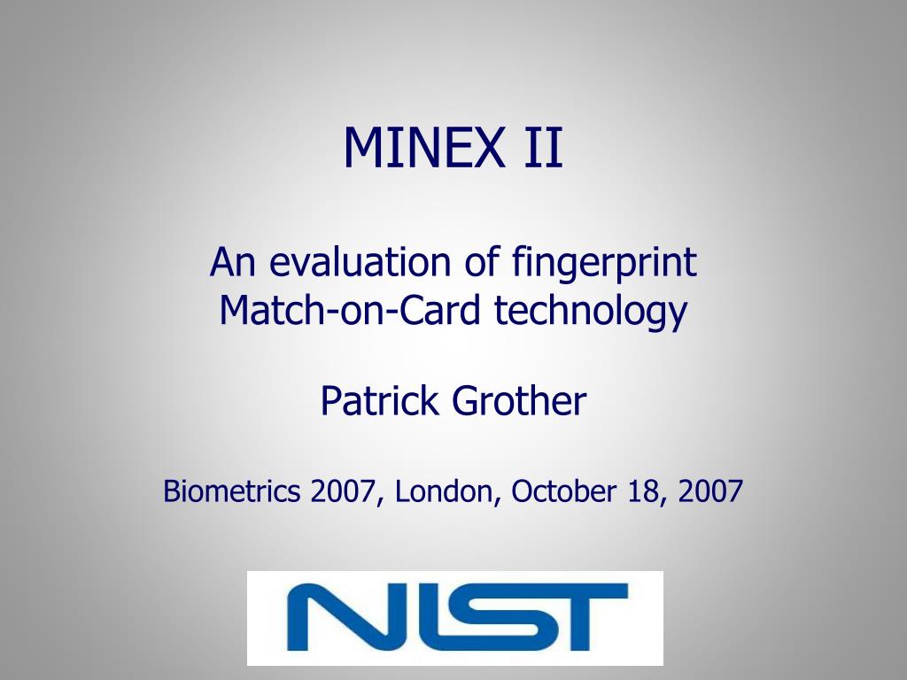 PPT - MINEX II PowerPoint Presentation, free download - ID:1079441
