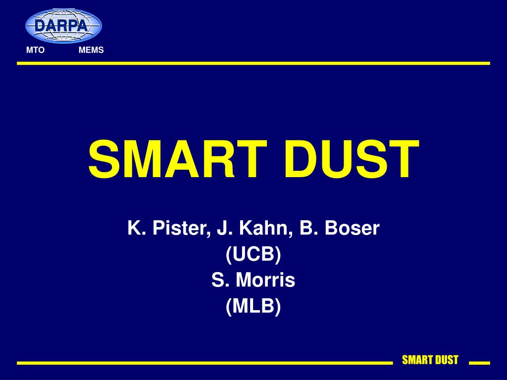 PPT - SMART DUST PowerPoint Presentation, free download - ID:1079931