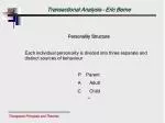 PPT - TRANSACTIONAL ANALYSIS PowerPoint Presentation, free download ...