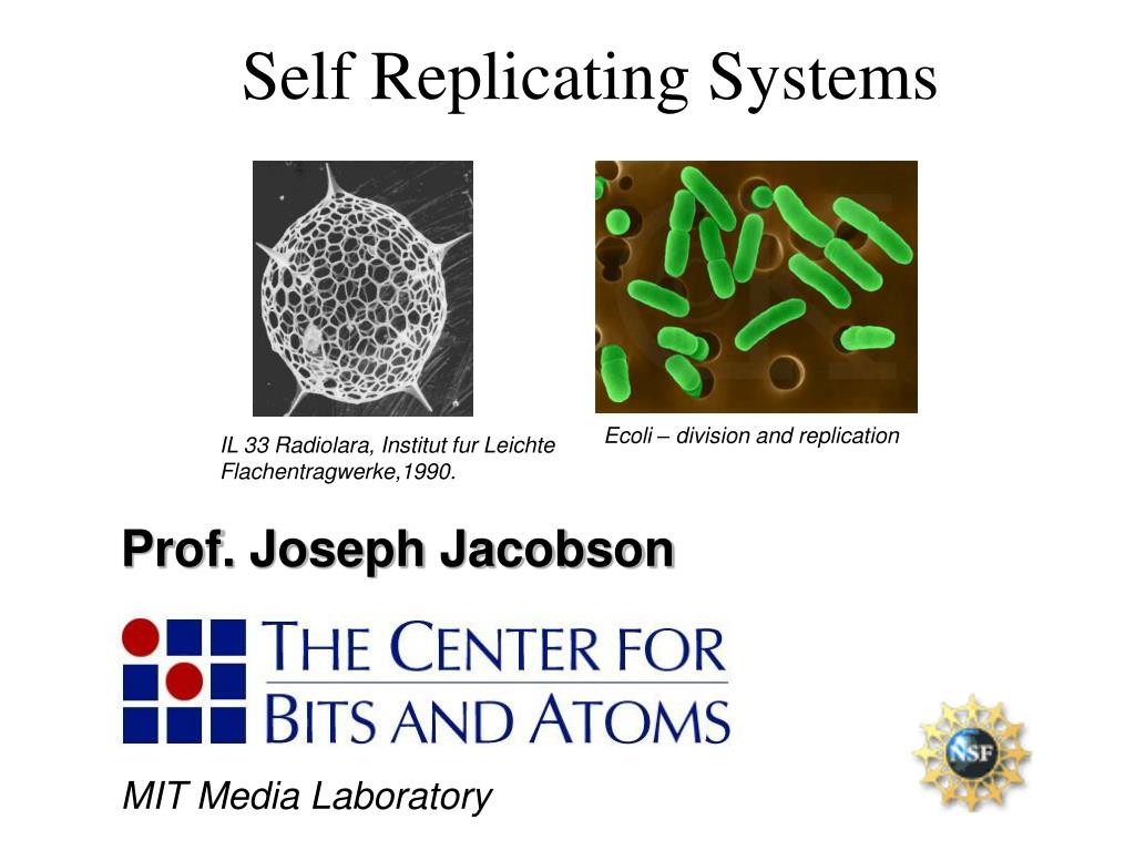 PPT - Advancements in Self-Replicating Systems for Complex Engineering ...