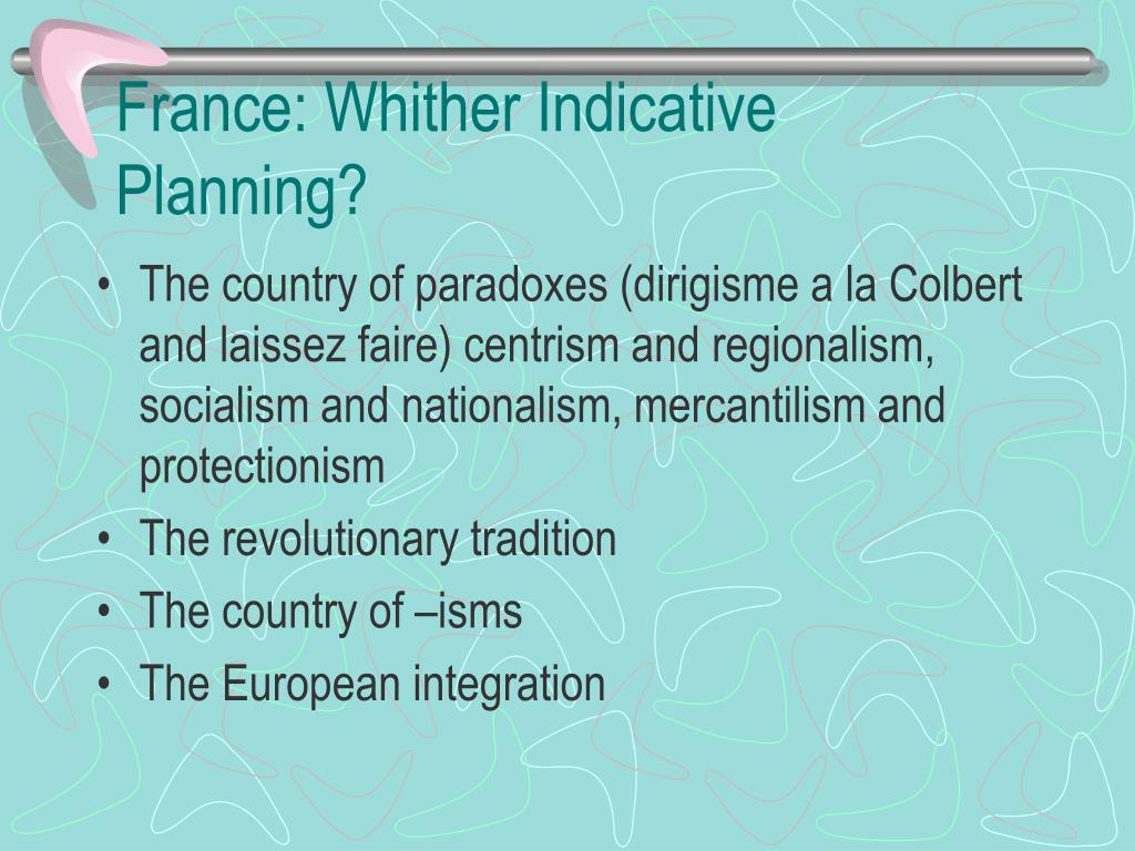 PPT - France: Whither Indicative Planning? PowerPoint Presentation ...
