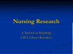 PPT - Nursing Research PowerPoint Presentation, free download - ID:9447409