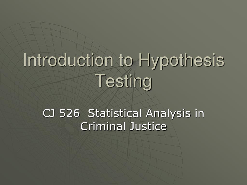 PPT - Introduction to Hypothesis Testing PowerPoint Presentation, free ...