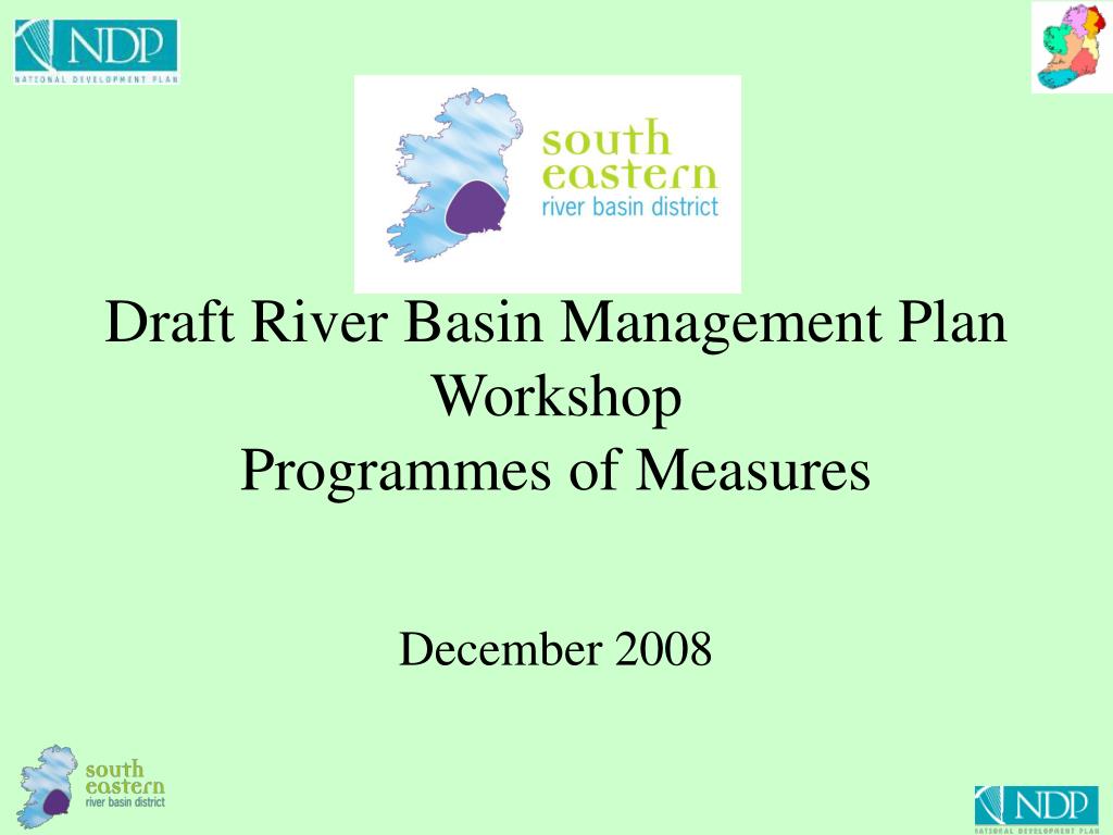 PPT - River Basin Management Plan Workshop PowerPoint Presentation ...