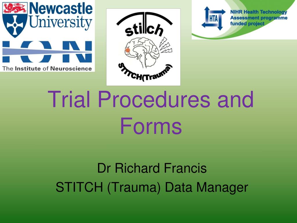 PPT - Trial Procedures and Forms PowerPoint Presentation, free download ...