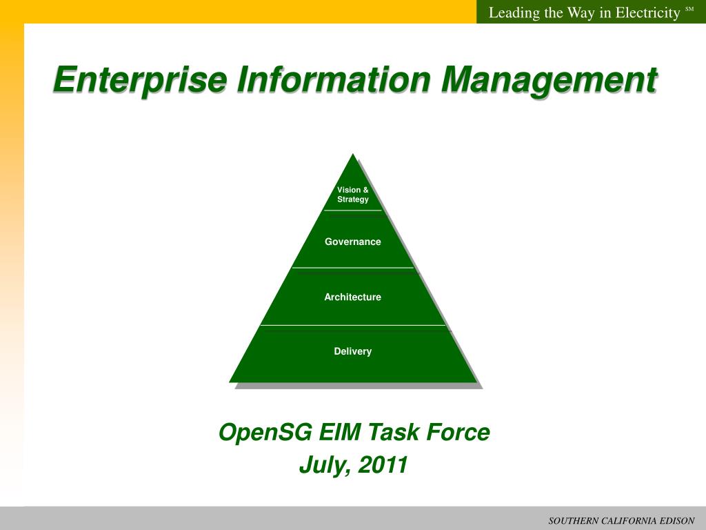 PPT - Enterprise Information Management PowerPoint Presentation, free download - ID:1085777