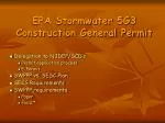 PPT - Developing a Stormwater Pollution Prevention Plan (SWPPP ...
