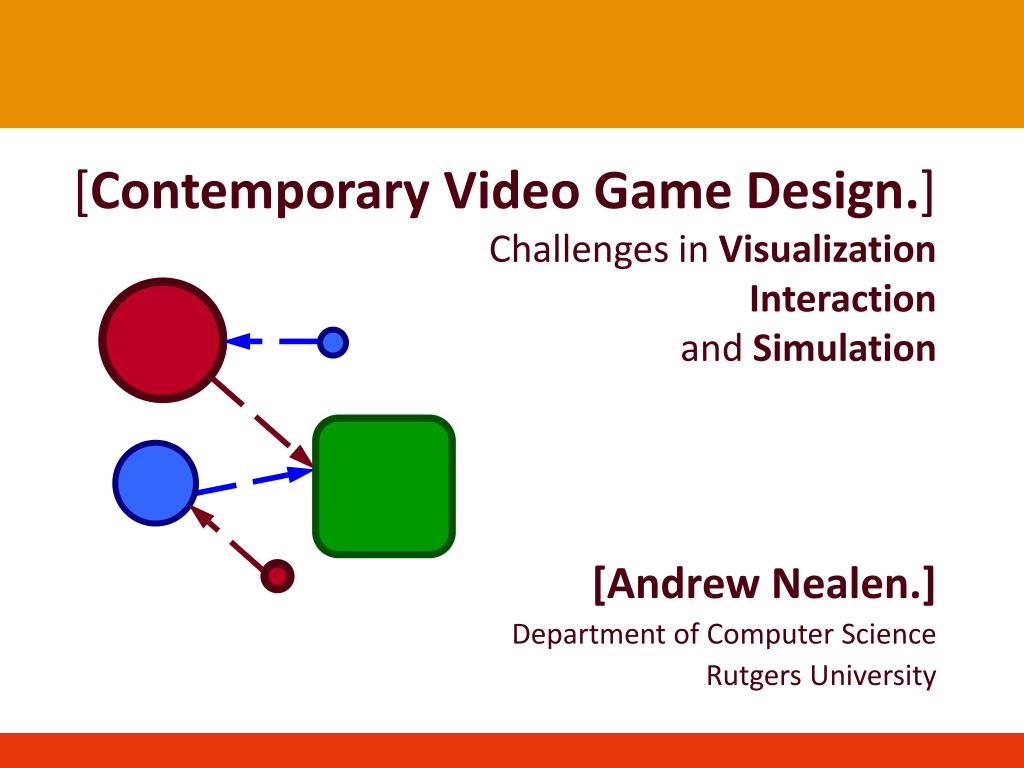 PPT - [ Contemporary Video Game Design. ] Challenges in Visualization ...