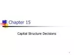 PPT - Capital Structure: Basic Concepts PowerPoint Presentation, free download - ID:9312477