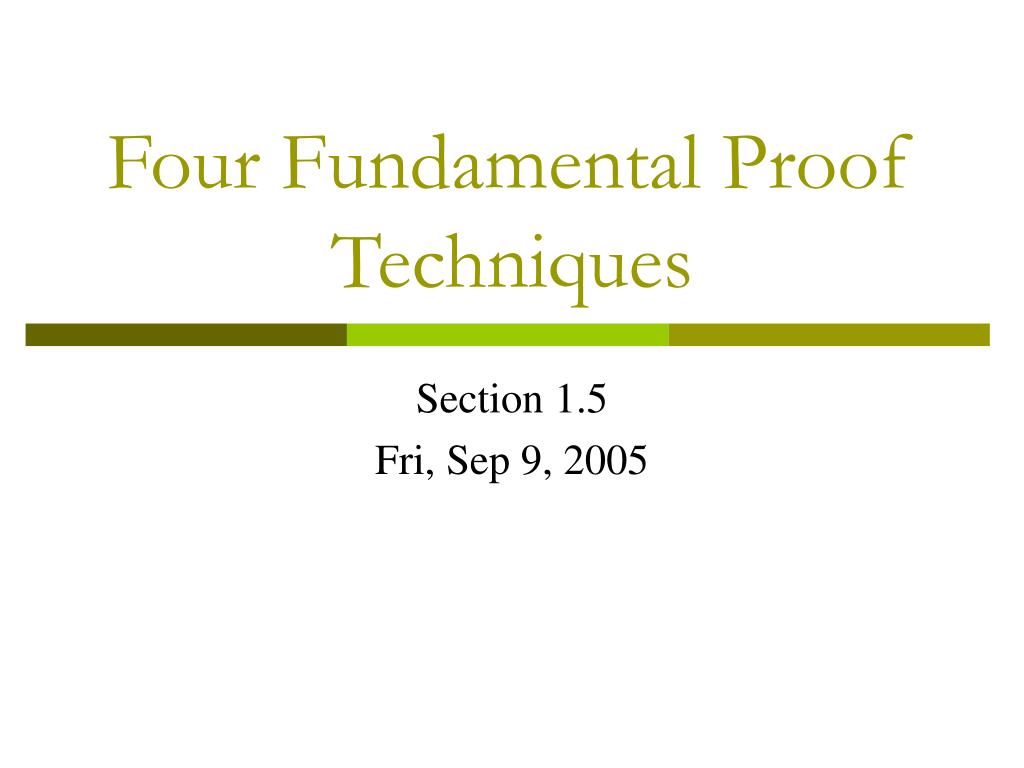 PPT - Mastering Mathematical Proof Techniques in Discrete Math ...