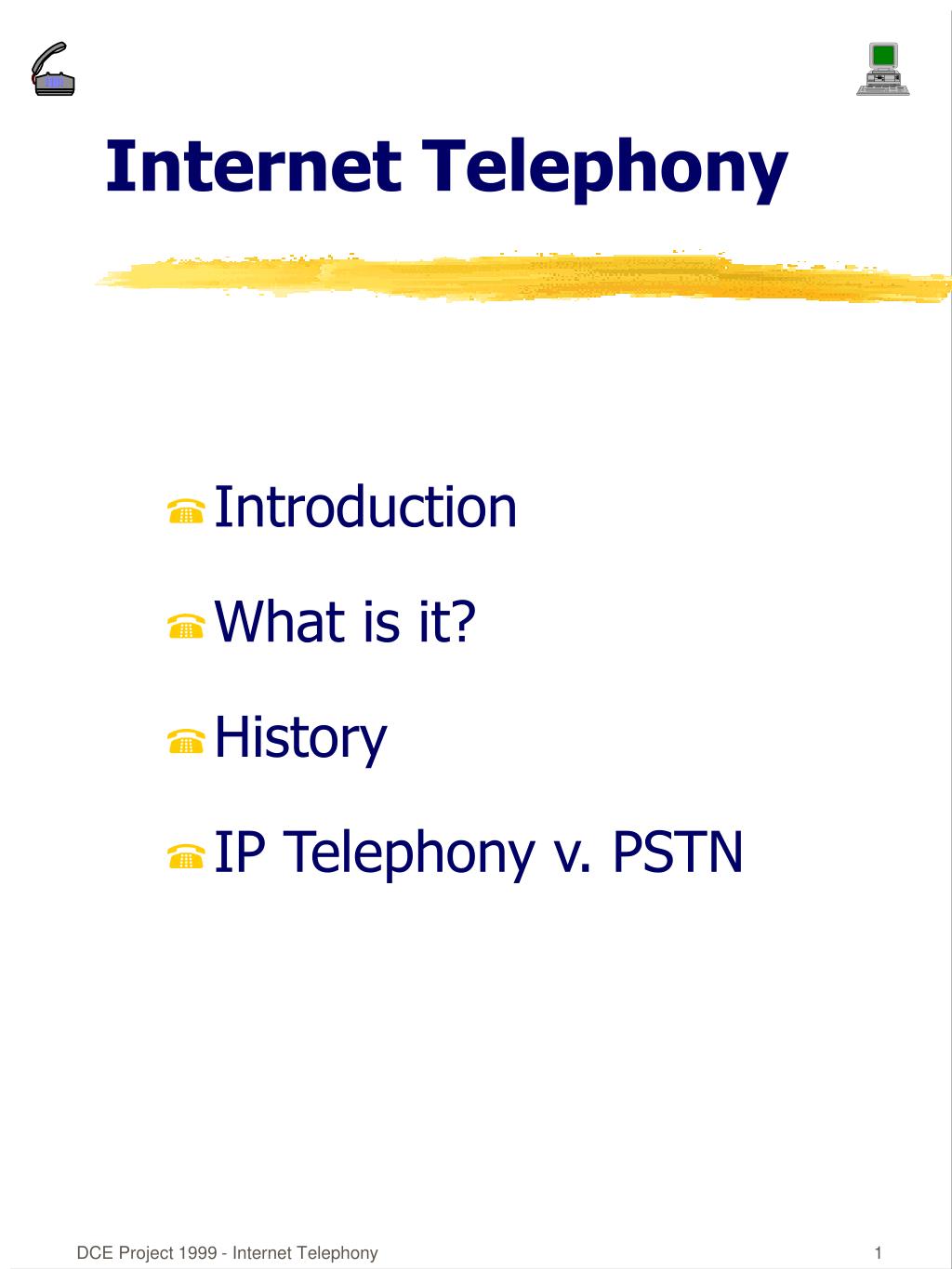 PPT - Internet Telephony PowerPoint Presentation, free download - ID ...
