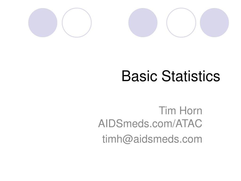 PPT - Basic Statistics PowerPoint Presentation, free download - ID:1093415