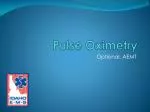 PPT - Pulse Oximetry PowerPoint Presentation, free download - ID:827677
